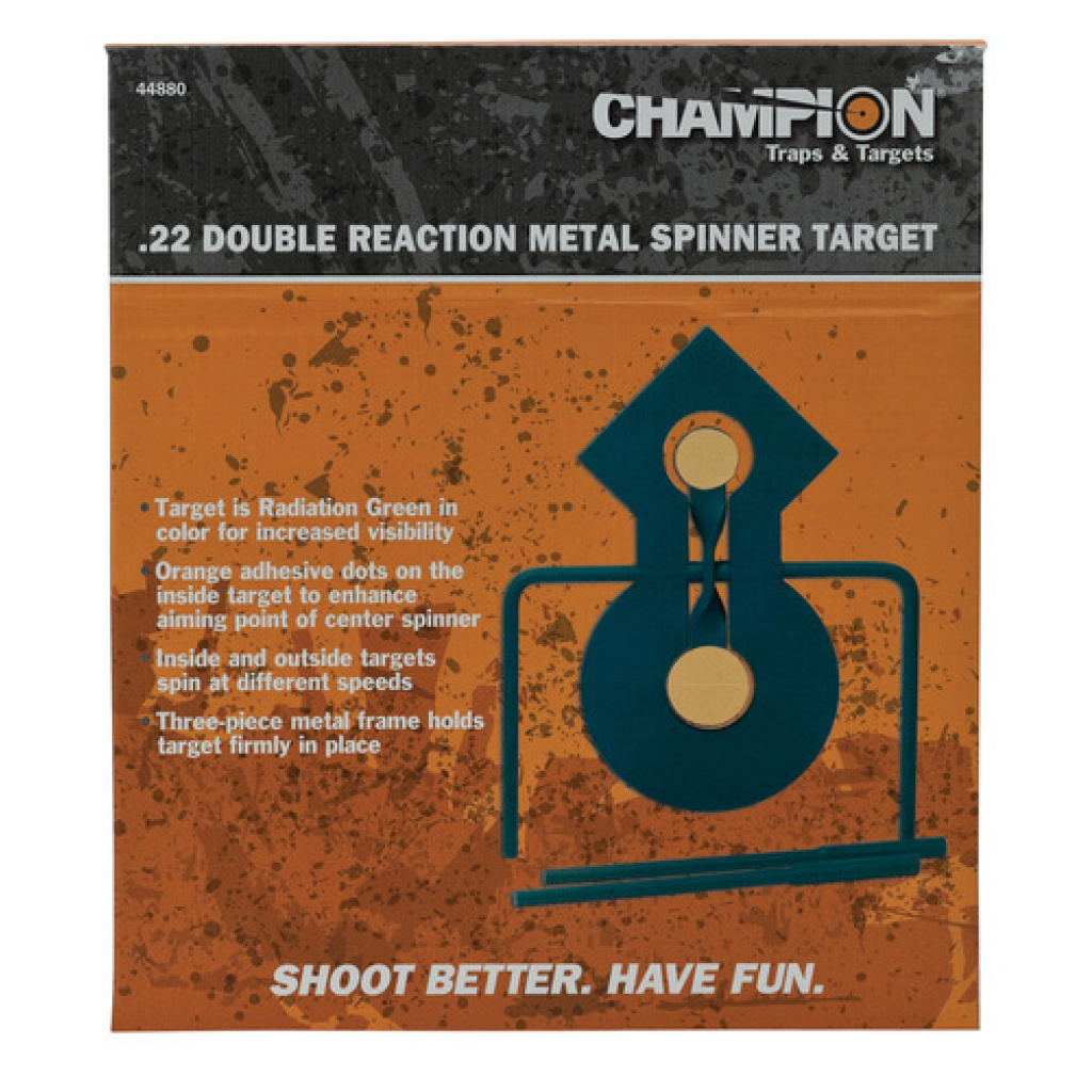 CHAMPION DOUBLE REACTION METAL SPINNER TARGET - SafetySweden.com