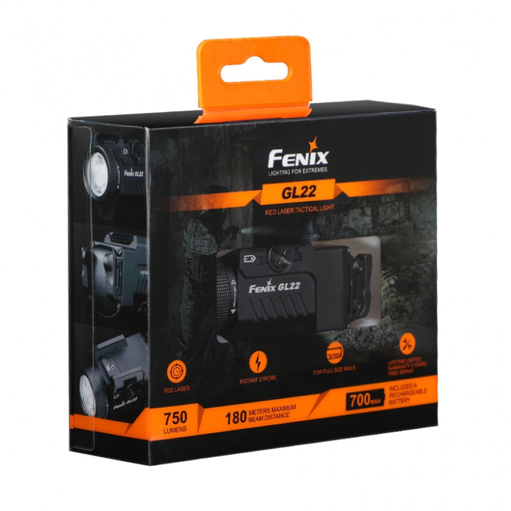 Fenix GL22 LED lampa | strobe | lasersikte - SafetySweden.com